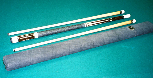Tim Scruggs Custom Cue - Cue and Cushion - St. Louis Pool